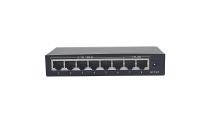 China AUTO Negotiation PoE Ethernet Switch Recycling 8 Port 10/100/1000M Switch External PS for sale