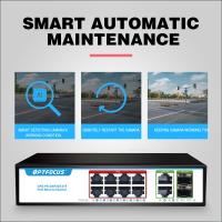 China AI Smart PoE Switch 8 Port 1000M with 2x RJ45 Uplink 2x SFP 30W for IP Camera NVR for sale