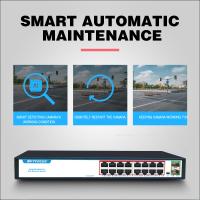 China 16 Port Gigabit PoE Switch 250W 16x10/100/1000Mbps PoE 2xSFP Uplink for sale
