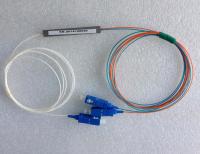 China FTTX 1x2 PLC Fiber Splitter SC APC UPC 1260-1650nm High Reliability for sale