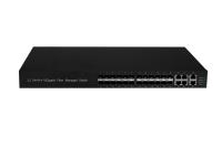 China L3 10Gigabit Managed Fiber Optic Switch 24 SFP Ports 6 Combo Ports 128Gbps Backplane for sale
