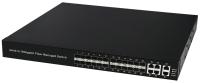 China L3 10Gigabit Managed Fiber Optic Switch 24 SFP Ports 6 Combo Ports 128Gbps Backplane for sale