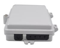 China 8 Core Fiber Optic Termination Box ABS 225x220x55mm for SC LC FC FTTx Network for sale