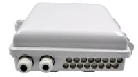 China 8 Core Fiber Optic Termination Box ABS 225x220x55mm for SC LC FC FTTx Network for sale