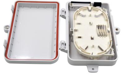 China 8 Core Fiber Optic Termination Box ABS 225x220x55mm for SC LC FC FTTx Network for sale