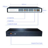 China 28 Port Gigabit PoE Switch 24x PoE 4x Uplink 4x SFP 400W IEEE 802.3af/at for sale