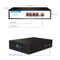 China Factory OEM ODM 5 Port Gigabit PoE Switch 4x 10/100/1000Mbps PoE Ports 1x Uplink 110-240V for sale