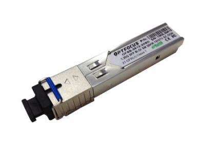China OPTFOCUS 1.25G SFP Optical Transceiver OFSB-3512-20SD Bi-Di SM SC 20km 1310-1550nm DDM for sale