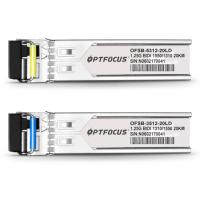China OPTFOCUS 1.25G SFP Optical Transceiver OFSB-5312-20LD Bi-Directional SM SC 20km 1550/1310nm for sale