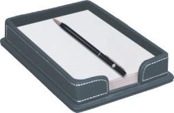 China Hotel Guestroom Leather Note Pad Box for sale