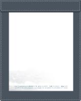China Hotel Guestroom Leather  Meeting Table Pad  With Magnet  Flap On Top for sale