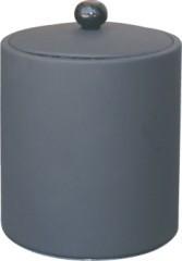 China high end Hotel Leather Products PU Ice Bucket Holder With Lid for sale