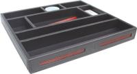 China 250*230*H30mm Hotel Leather Products Stationery Box Without  Lid for sale