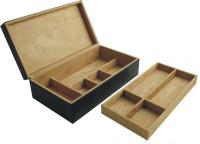 China 310*170*H100mm Hotel Leather Products Hotel Jewelry Box Multifunctional for sale