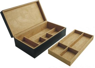 China 310*170*H100mm Hotel Leather Products Hotel Jewelry Box Multifunctional for sale