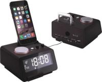 China Auto Time Synch Hotel Alarm Clock 3W Bluetooth Clock Radio 87.5MHZ-108KHZ for sale
