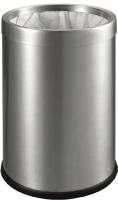 China Dustbin Matt Stainless Steel with silver removable ring for sale