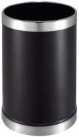 China Round Single layer Hotel Waste Bins Iron With Paint Coating for sale