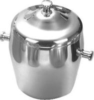 China Stainless steel Ice Bucket In Hotel Room Minibar 140*H200mm for sale