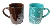 China Hotel Coffee Mugs Ceramic 250ml Thick Wall Design Keeps Coffee Warm Suitable for Hotel Guestrooms Restaurants and Breakfast for sale