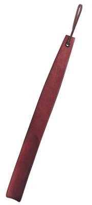 China High Quality Durable Hotel Shoe Helper Aubergine Wood  Shoe Horn Custom Logo for sale