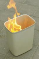 China Small Open-Top Plastic Garbage Bin Narrow Rectangular Fireproof Flame-Retardant for Home Office Kitchen Without Lid for sale