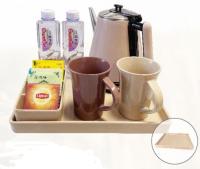 China Rice husk fiber Nature Hotel Amenities Supplies Trays for sale