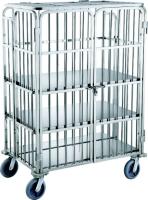 China Heavy-duty general distribution caged trolleys for transporting items in storage areas and loading bays for sale