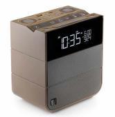 China Hotel Wake Up RGB Light Wireless Charger Alarm Clock With Bluetooth Speaker for sale