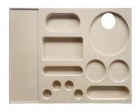 China Eco-Friendly Hotel Amenities Tray Made from Rice Husk Fiber for sale