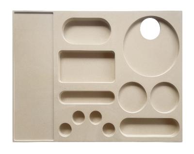 China Eco-Friendly Hotel Amenities Tray Made from Rice Husk Fiber for sale