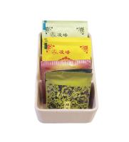 China Rice Husk tea box: 2/3 compartment sachet holder, Eco-Conscious Choice for Hotels for sale