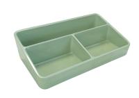 China Rice Husk tea box: 2/3 compartment sachet holder, Eco-Conscious Choice for Hotels for sale