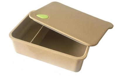 China Rice Husk lunch box: 100% Eco-Friendly, without plastic for Sustainable Hospitality for sale