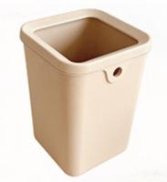 China Eco friendly bio-degradable Rice husk dustbin With Lid for Bedroom for sale