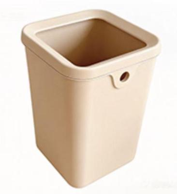 China Eco friendly bio-degradable Rice husk dustbin With Lid for Bedroom for sale