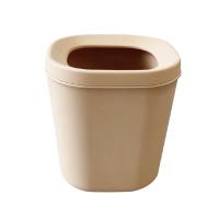 China Durable Hotel Waste Bins made from natural rice husk fiber fireproof single layer trash bins ideal for bathroom for sale