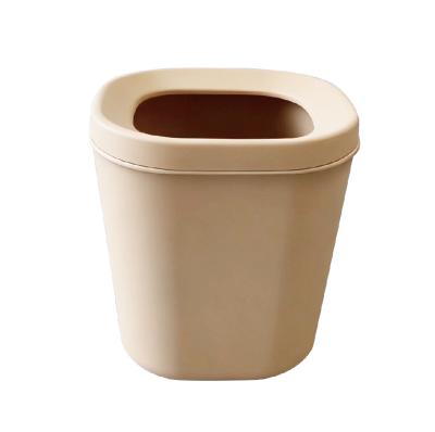 China Durable Hotel Waste Bins made from natural rice husk fiber fireproof single layer trash bins ideal for bathroom for sale