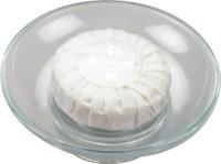 China Glass Soap Dish Bathroom Supplies Durable Thickened Scratch Free Material Suitable for Hotel Bathroom Clear White Color Options for sale
