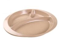 China Kids divide dinner plate made from Rice Husk fiber for sale