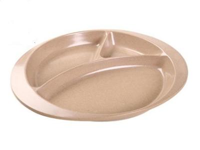 China Kids divide dinner plate made from Rice Husk fiber for sale
