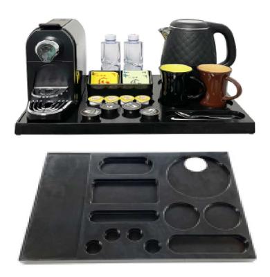 China Eco-Friendly Hotel Amenities Tray Made from Rice Husk Fiber for sale
