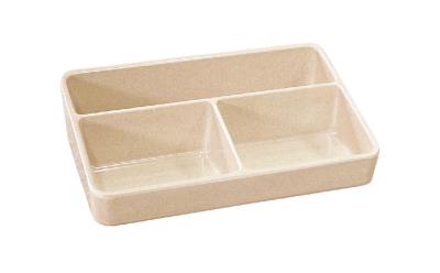 China Rice Husk tea box: 3 compartment sachet holder, Eco-Conscious Choice for Hotels for sale