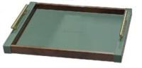 China Durable Customizable PU Leather Amenity Tray Hotel Leather Products for sale