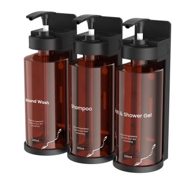 China 304 stainless steel Triple bracket for shampoo Body lotion Shower gel Organization for sale