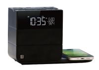 China Hotel Wake Up RGB Light Wireless Charger Alarm Clock With Bluetooth Speaker for sale