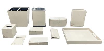 China PU Leather Tray for High End Hotels Leather Products for sale