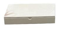 China Durable and Elegant PU Leather Stationery Box Customizable with Embossed Logo for Upscale Hotels for sale