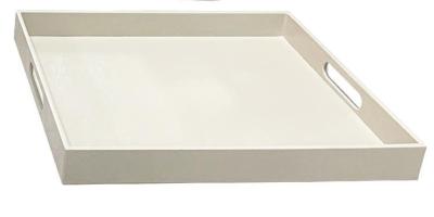 China Durable Elegant PU Leather Amenity Tray Hotel Leather Products Custom Size Color  for Luxury Hotels for sale