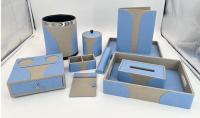 China PU Leather Amenity Tray for Luxury Hotels Leather Products for sale